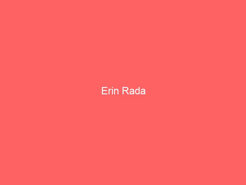 Erin Rada - Not Putting on a Shirt