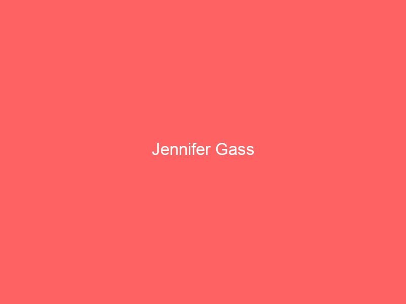 Jennifer Gass - Not Putting on a Shirt