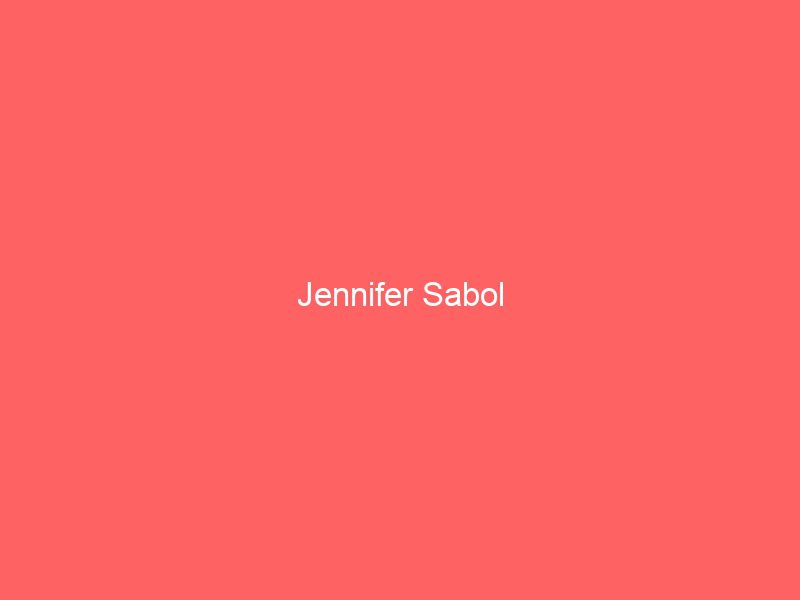 Jennifer Sabol - Not Putting on a Shirt