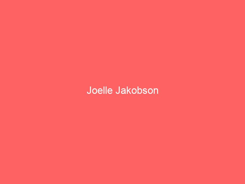 Joelle Jakobson - Not Putting on a Shirt