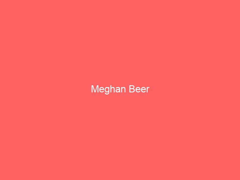 Meghan Beer - Not Putting on a Shirt