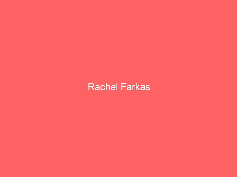 Rachel Farkas - Not Putting on a Shirt