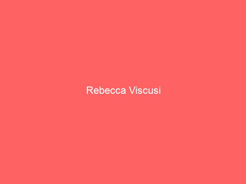 Rebecca Viscusi - Not Putting on a Shirt
