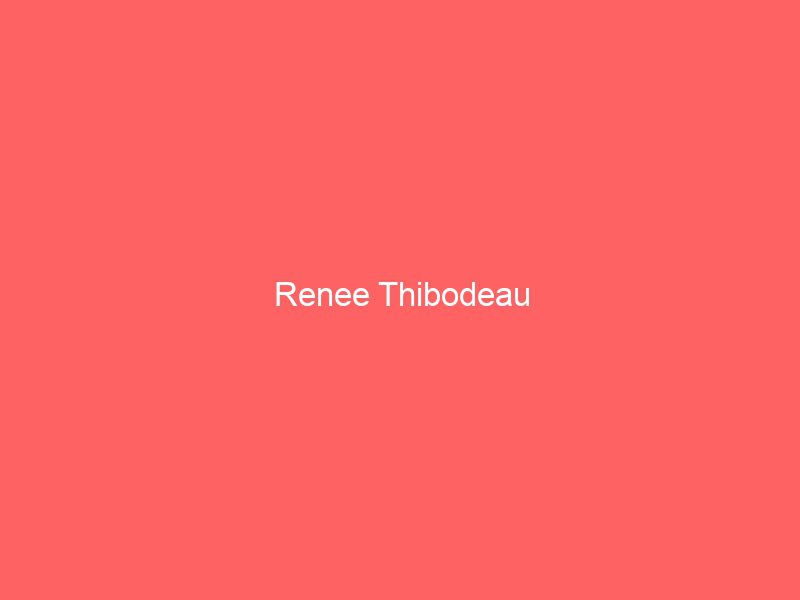Renee Thibodeau - Not Putting on a Shirt